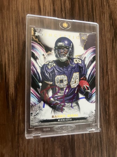 2024 Topps- Randy Moss- Auto Autograph Signed- Vikings | eBay