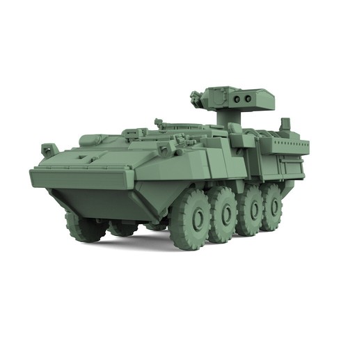 SSMODEL 1/200 1/220 Military Model Kit US M1134 Stryker ATGM Tank ...