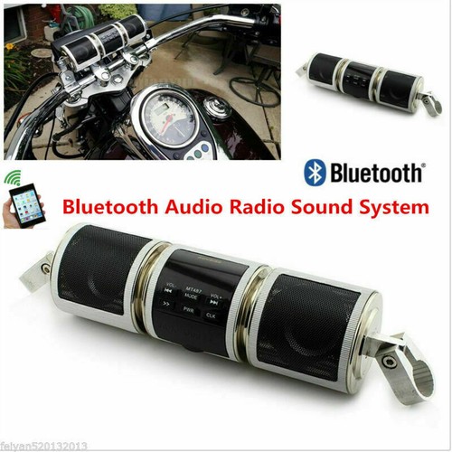 Motorcycle Bluetooth Audio FM Radio Sound System MP3 Stereo Speakers ...