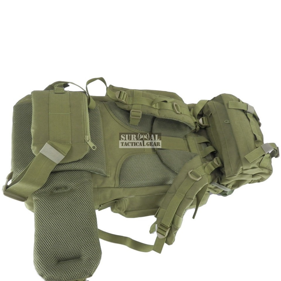 100L Tactical Camping Hiking Travel Camo Backpack Military Heavy Duty ...