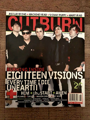 Outburn Magazine Issue #26 July 2003 Eighteen Visions, Machine Head ...