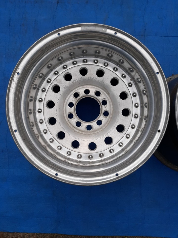Center Line Racing Pro Stock Wheels 15x12 Chevy Ford Mopar Pair 1986/7 ...