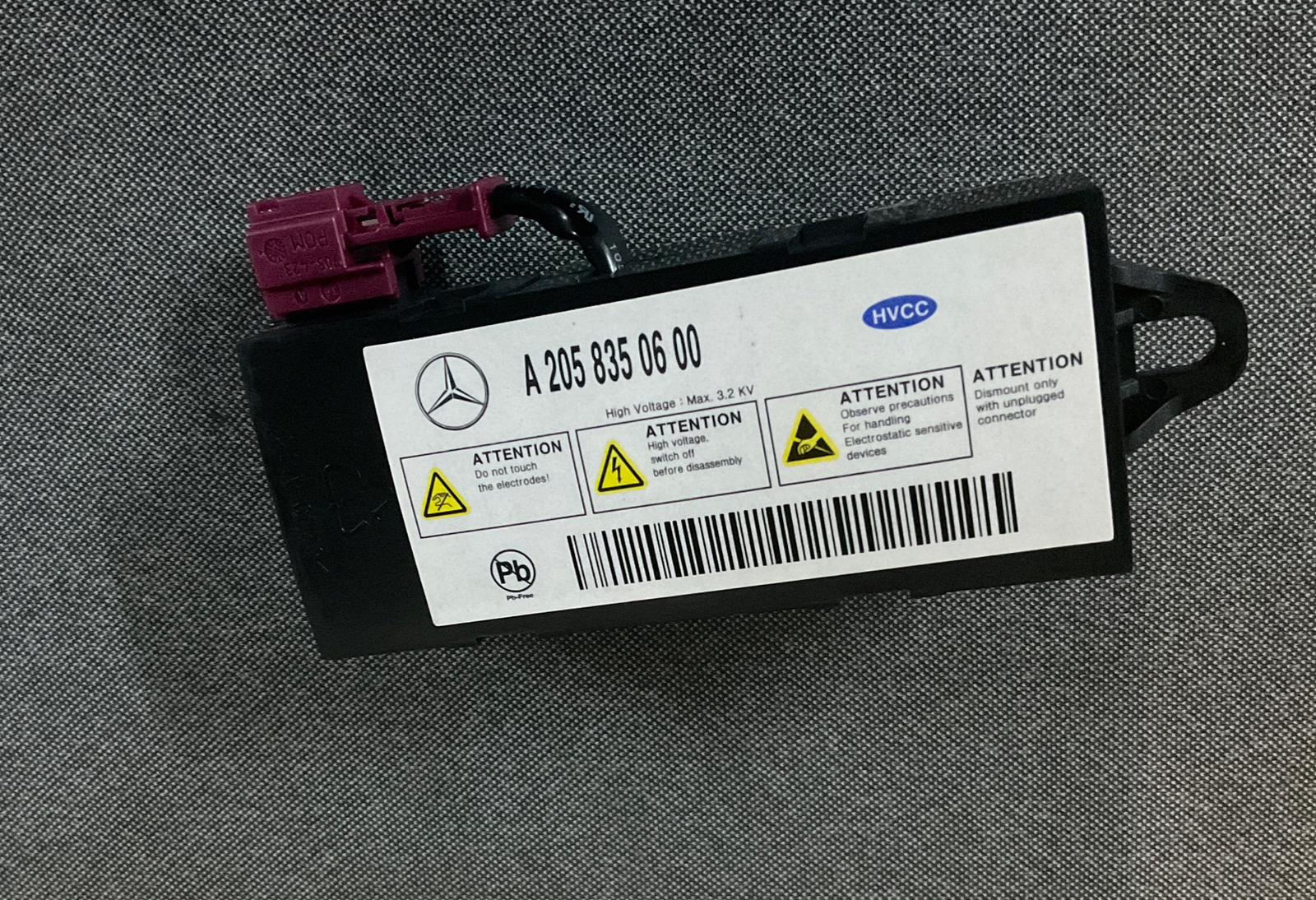 2019 MERCEDES E63S AMG IONIZER MODULE 205 835 06 00 | eBay