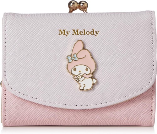Sanrio Character My Melody Mini Wallet Card & Coin Case Compact Wallet ...