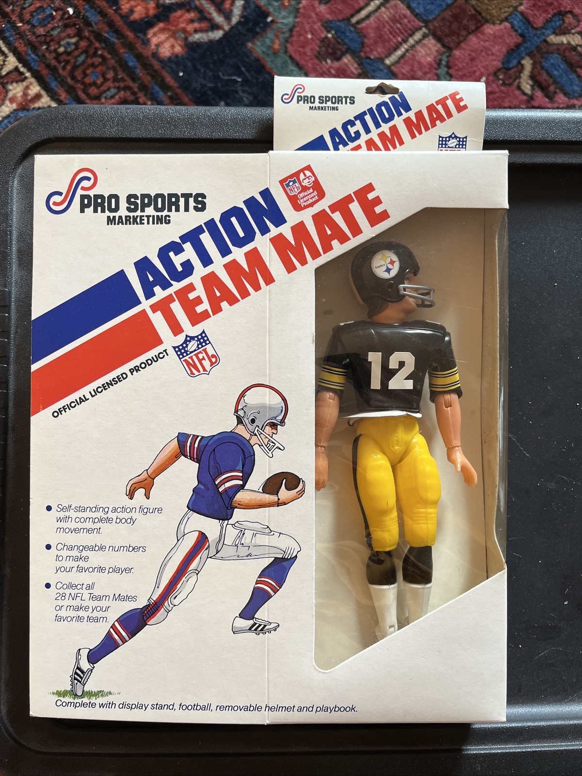 Pittsburgh Steelers 1977 Action Team Mate NFL Figure Terry Bradshaw ...