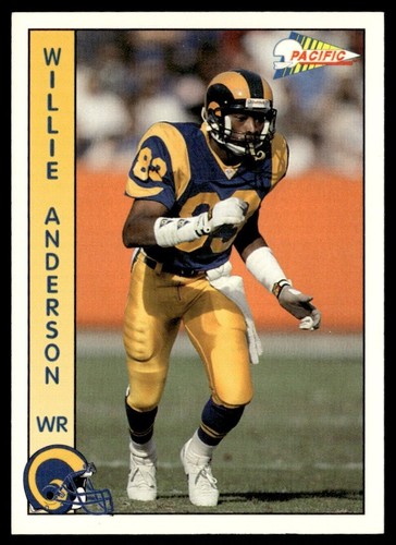 1992 Pacific Willie Anderson Los Angeles Rams #155 | eBay
