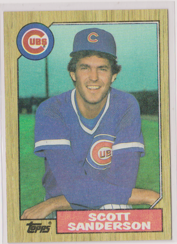 Scott Sanderson Cubs Pitcher 1987 Topps Card # 534 Near Mint | eBay