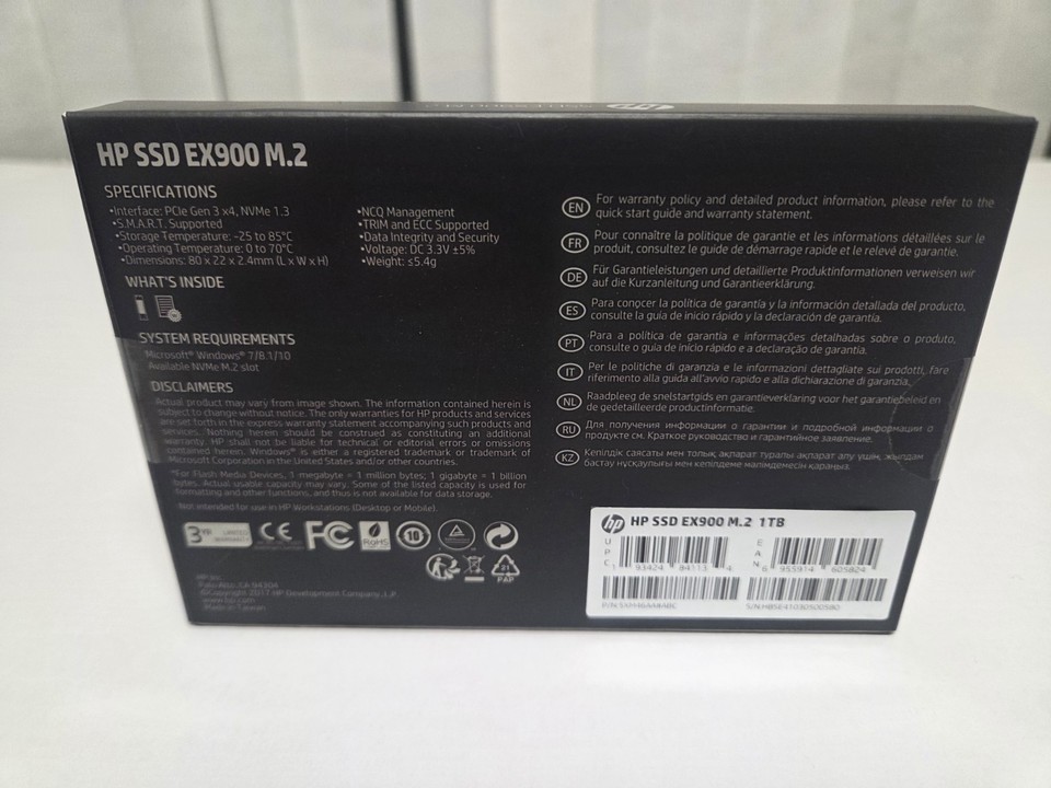 HP EX900 M.2 SSD 1TB NEW | eBay