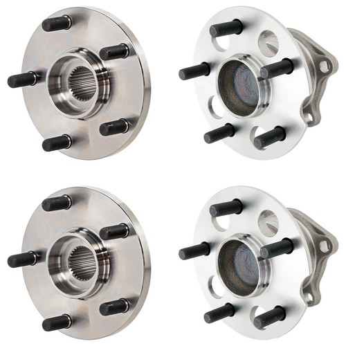 4-Wheel Set Wheel Hubs Front & Rear Driver Passenger Side Left Right ...