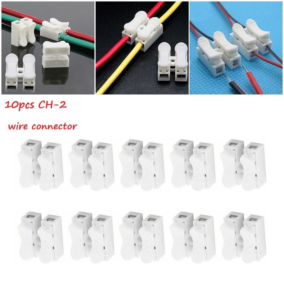 Secured Electrical Connection with 10pcs CH2 Cable Spring Wire ...