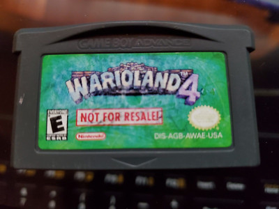Wario Land 4 NOT FOR RESALE (Nintendo Game Boy Advance, 2001) TESTED ...