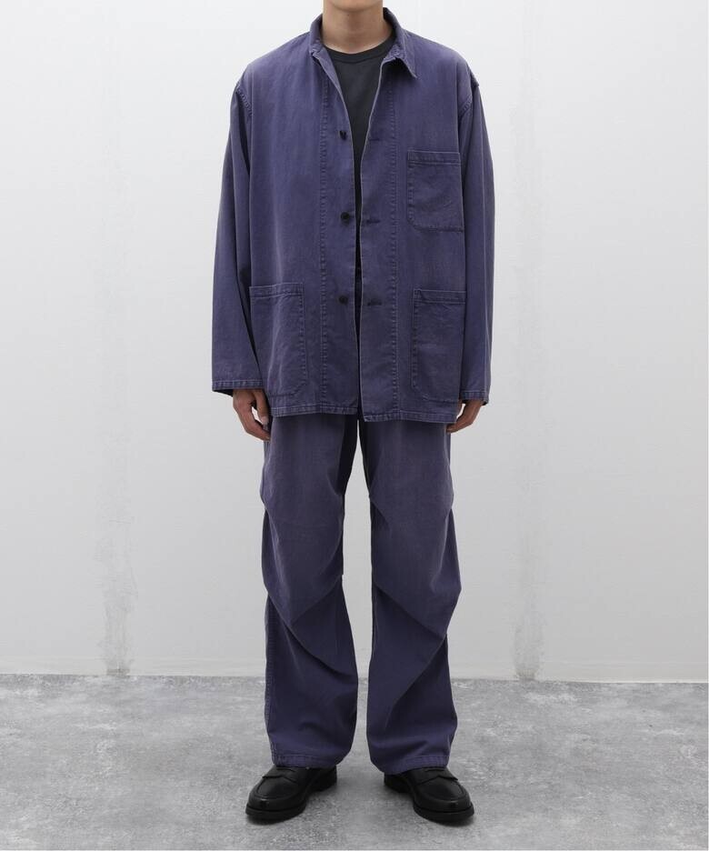 ASK availability first) COMOLI Cotton Drill Knee-Tuck Pants ASK availability first) COMOLI Cotton Drill Knee-Tuck Pants