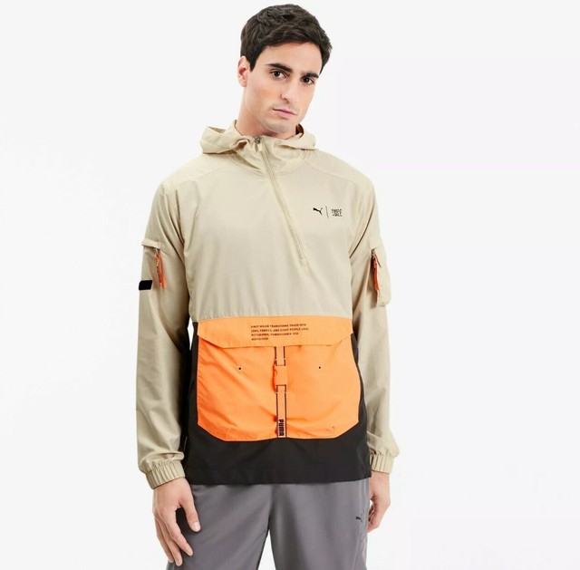 PUMA X First Mile Utility WindCell Men's Running Hooded Jacket Active ...