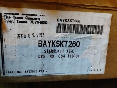 Hard Start Kit Replacement Brand: Trane SKU: BAYKSKT260 Aircondition ...