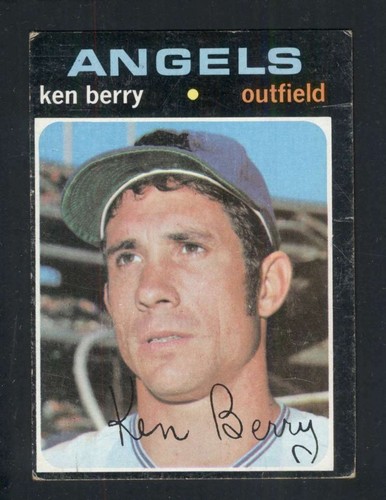 1971 Topps #466 Ken Berry VG/VGEX Angels 74090 | eBay