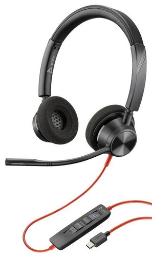 Casque Stéréo USB-C Blackwire 3320-M Certifié MS Teams - 8X220AA | eBay