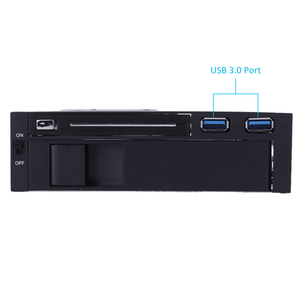 3.5/2.5" HDD SSD SATA III Hard Drive Enclosure Caddy Internal Rack Dock ...