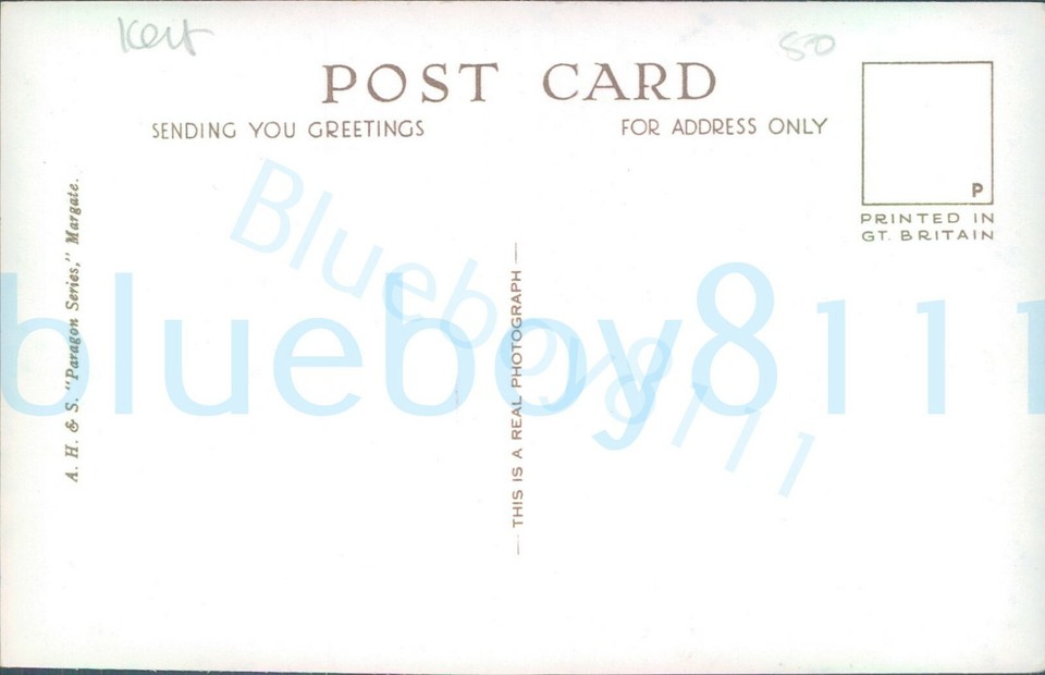 Folkestone the Warren Real photo AH&S Paragon Series H4381 | eBay UK