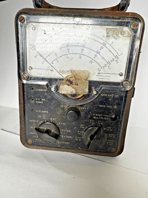 Vintage 40s Military Issue Simpson Multimeter Model ME-48 C/U | eBay