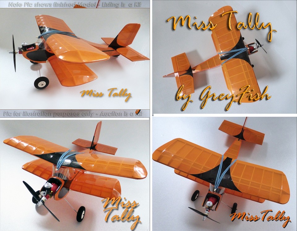 Miss Tally's Big Sister Balsa Model Aircraft RTC Model Aircraft .5 /.75 ...