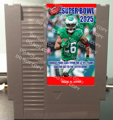 Tecmo Super Bowl 2025-2026 PRESEASON English USA - for play on the NES ...
