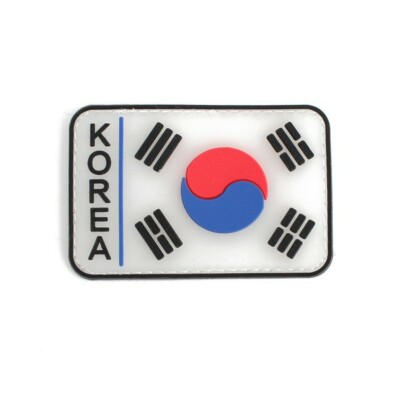 South Korean Flag Pvc valcro Patch. (Glows in dark) | eBay