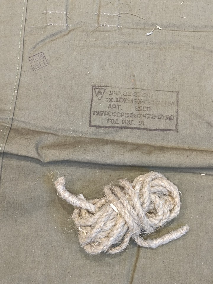 USSR Army Military Raincoat Tent Field Gear Cloak Cover Palatka OTK ...