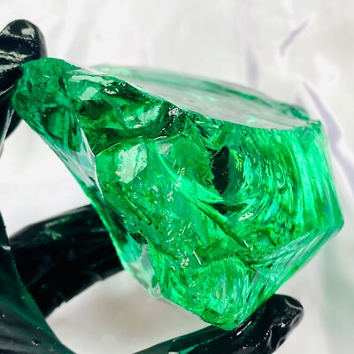 Green Obsidian Slag Glass Mexico Raw Natural Rough Crystal Mineral Rock ...