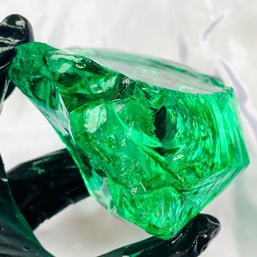 Green Obsidian Slag Glass Mexico Raw Natural Rough Crystal Mineral Rock ...