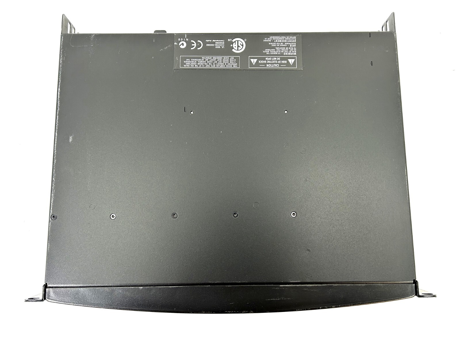Crown CTS-2000 Two Channel Power Amplifier w/ USP4CN CobraNet Card 1/4 ...