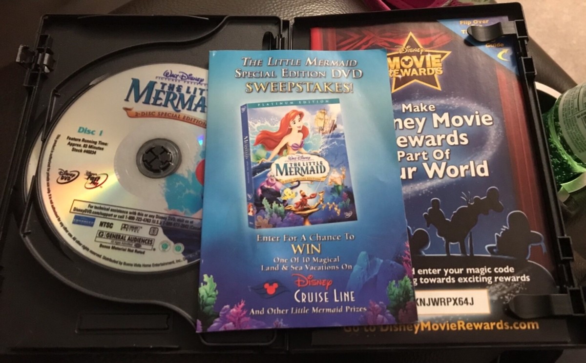 An Little Mermaid Dvd Platanam Disney DVD And Video Newsletter