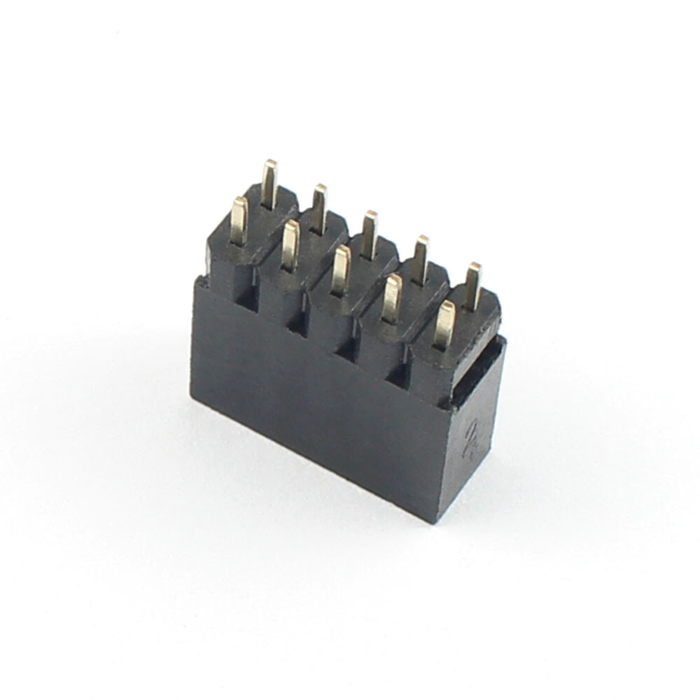 5Pcs 2.54mm 2x5 10 Pin Female Double Row Straight Header Strip ...