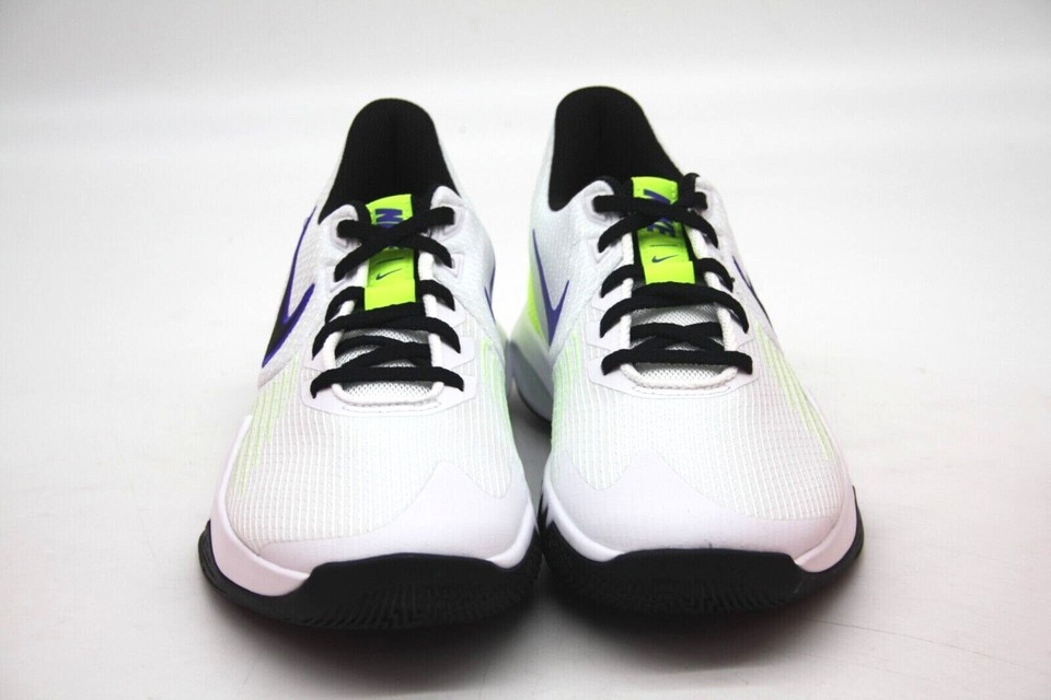 NIKE PRECISION V CW3403-100 WHITE/BLACK-BARELY VOLT-VOLT SNEAKER MEN'S ...