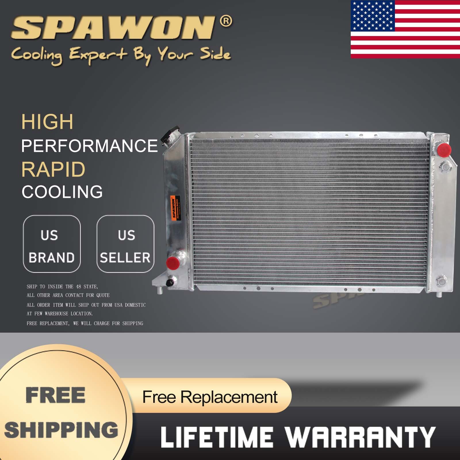 3Row Spawon Radiator For Chevrolet S10 94-03 LUV 98-05 Isuzu Hombre 96 ...