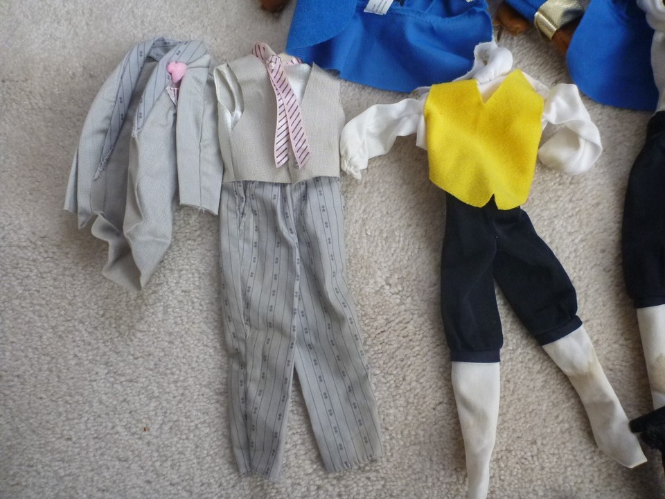 2 Dolls: Disney Beauty And The Beast Barbie 12" Prince Adam Ken Figure ...