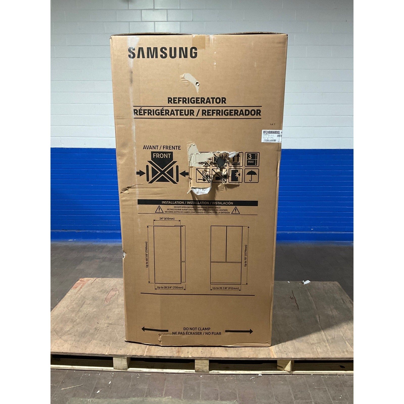 Samsung Bespoke French Door Refrigerator 24 cu ft, Beverage Center ...