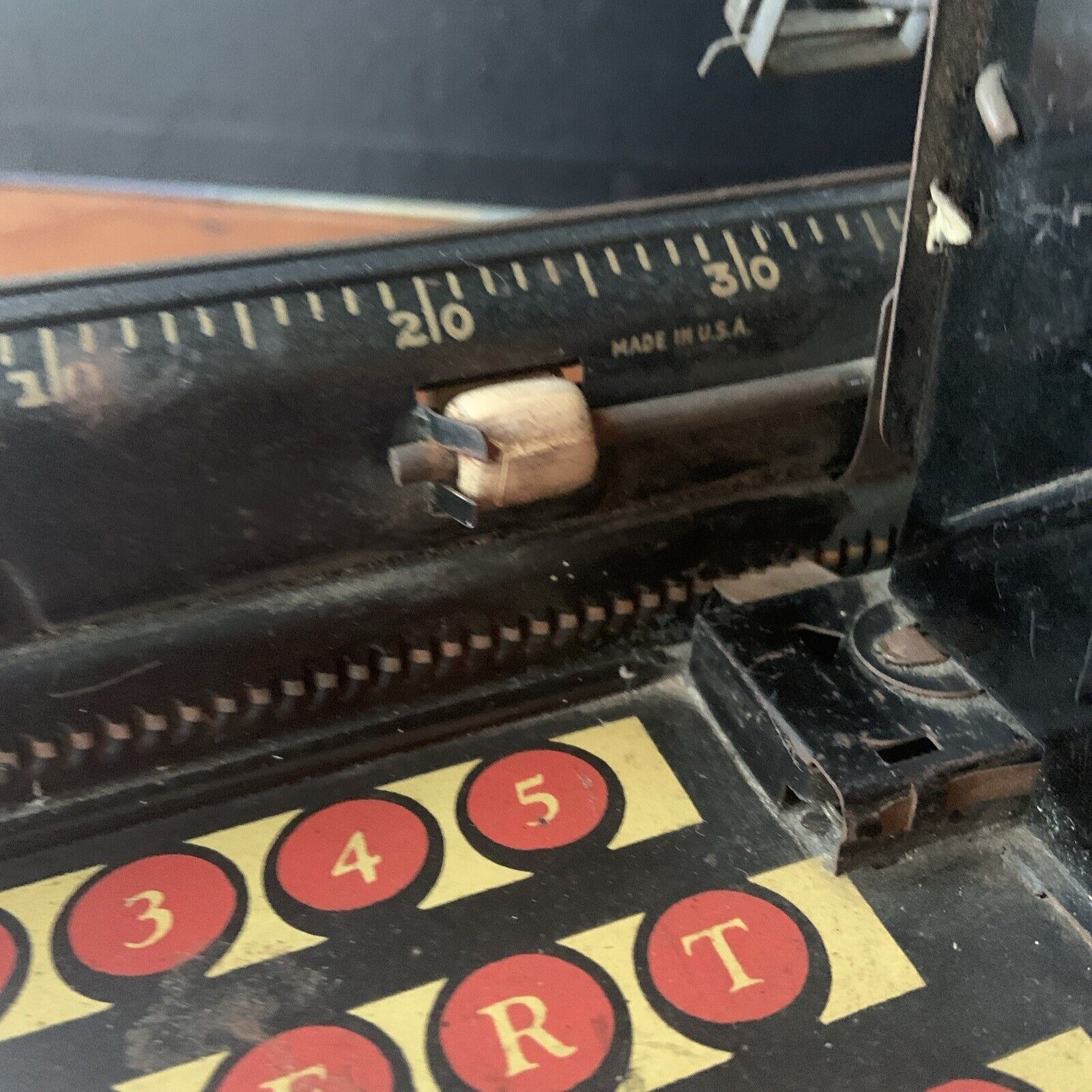 Vintage Marx De-Luxe Dial Tin Toy Typewriter 1930s Made in USA | eBay