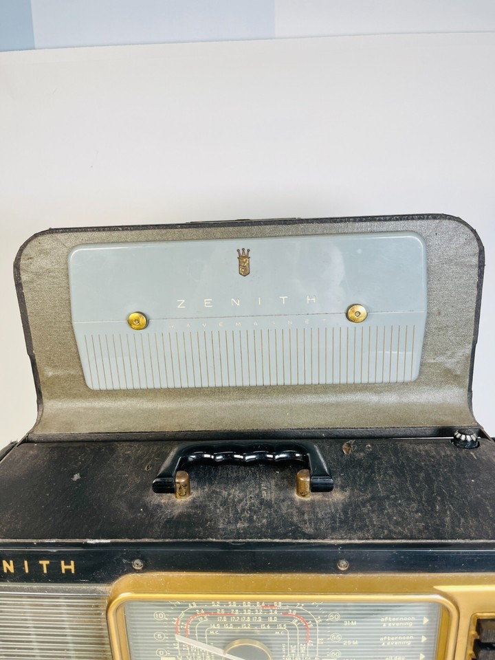 Vintage Zenith Trans Oceanic Wave Magnet Radio FOR REPAIR | eBay