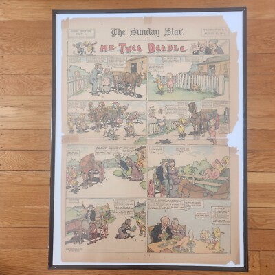 Rare August 20, 1911 "Mr. Twee Deedle" Comic Strip by John Gruelle ...