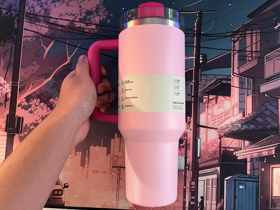 Stanley 40oz Stainless Steel H2.0 Flowstate Quencher Tumbler Flamingo ...