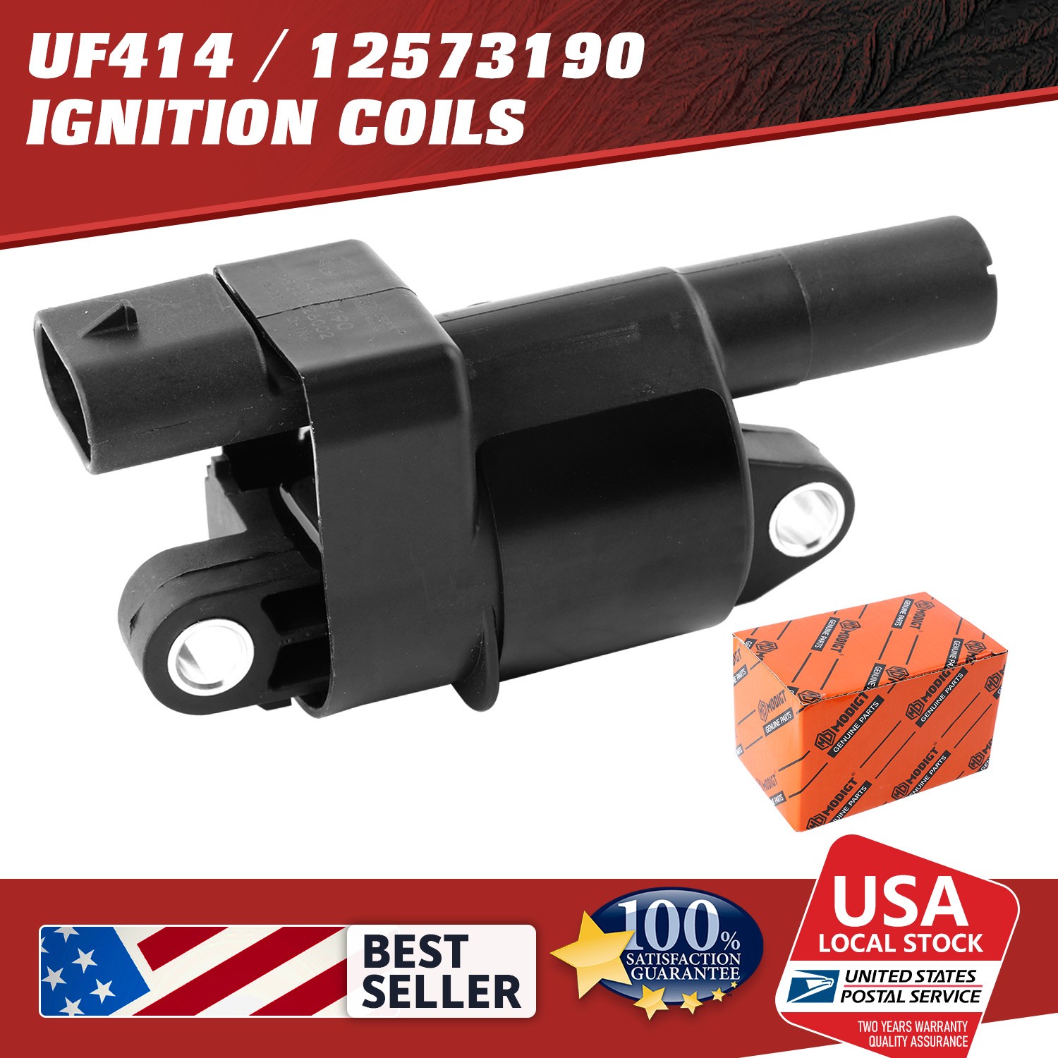 1x Brand-New Ignition Coil Fits OEM 12573190 UF414 For Chevrolet ...