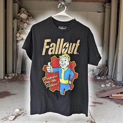 Fallout Vault Boy M T-Shirt 'Prepare for the Future!' vault tec ripple ...