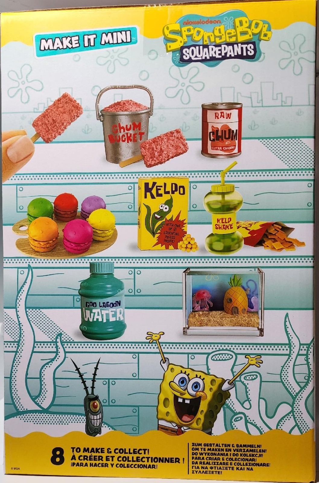 NEW Release MiniVerse ** SpongeBob SquarePants ** MGA Make It Mini Fast ...