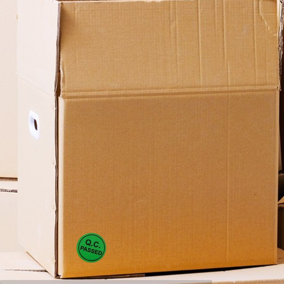 1000 Pcs Qc Passing Decals Adhesive Testing Tags Passed Labels Stickers ...