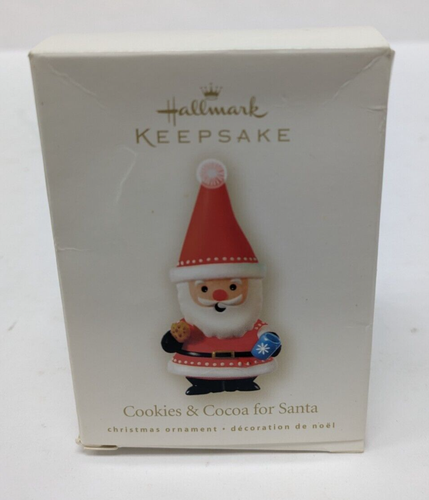 Hallmark Keepsake Christmas Ornament LPR3394 Cookies & Cocoa for Santa ...