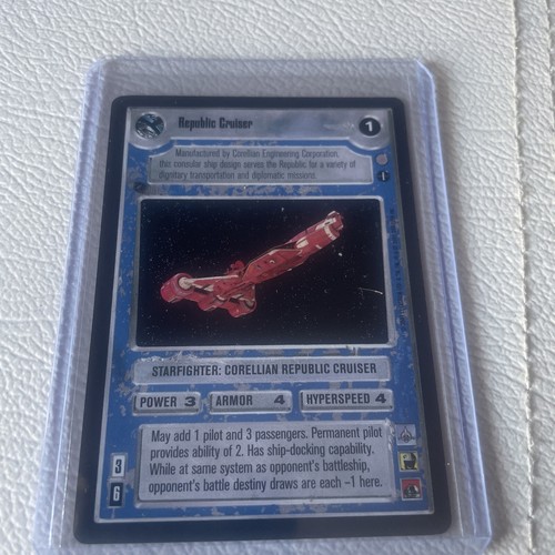 SWCCG: Republic Cruiser Coruscant Star Wars CCG Decipher | eBay