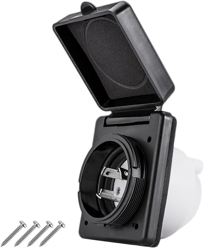 RV Power Twist Lock Plug Inlet 30 AMP Male Inlet Plug Connector ...