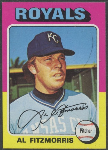 1975 Topps #24 Al Fitzmorris Kansas City Royals | eBay