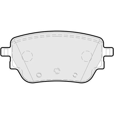 Brake Pads Set For Mercedes GLA-Class H247 GLA 200 Apec Blue Rear ...