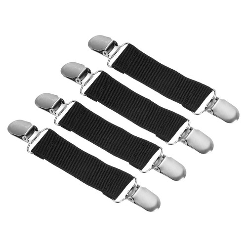 Mitten Clips, 4Pcs Elastic Glove Buckle Clip with Double Metal Clamp ...